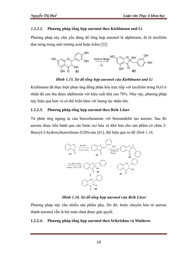 Luận văn: Dẫn xuất nitrile của 2 auronol alphitonin và maesopsin | PDF