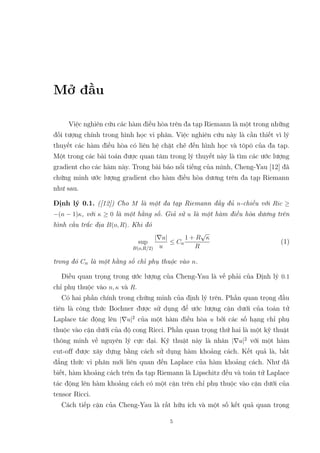 Ước lượng Gradient cho hàm p-điều hòa trên đa tạp Riemann, 9đ | PDF