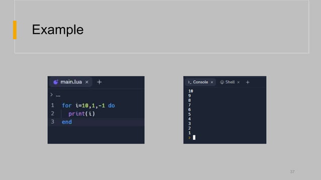 Lua Programming Language.pptx | Programming Languages | Computing