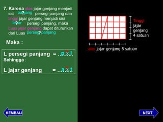 Luas daerah jajar genjang sd 3 megawon | PPT