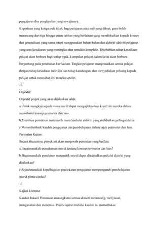 Luas dan perimeter | DOCX