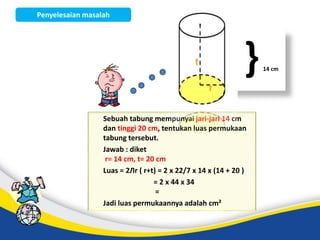 Luas dan volum tabung | PPT
