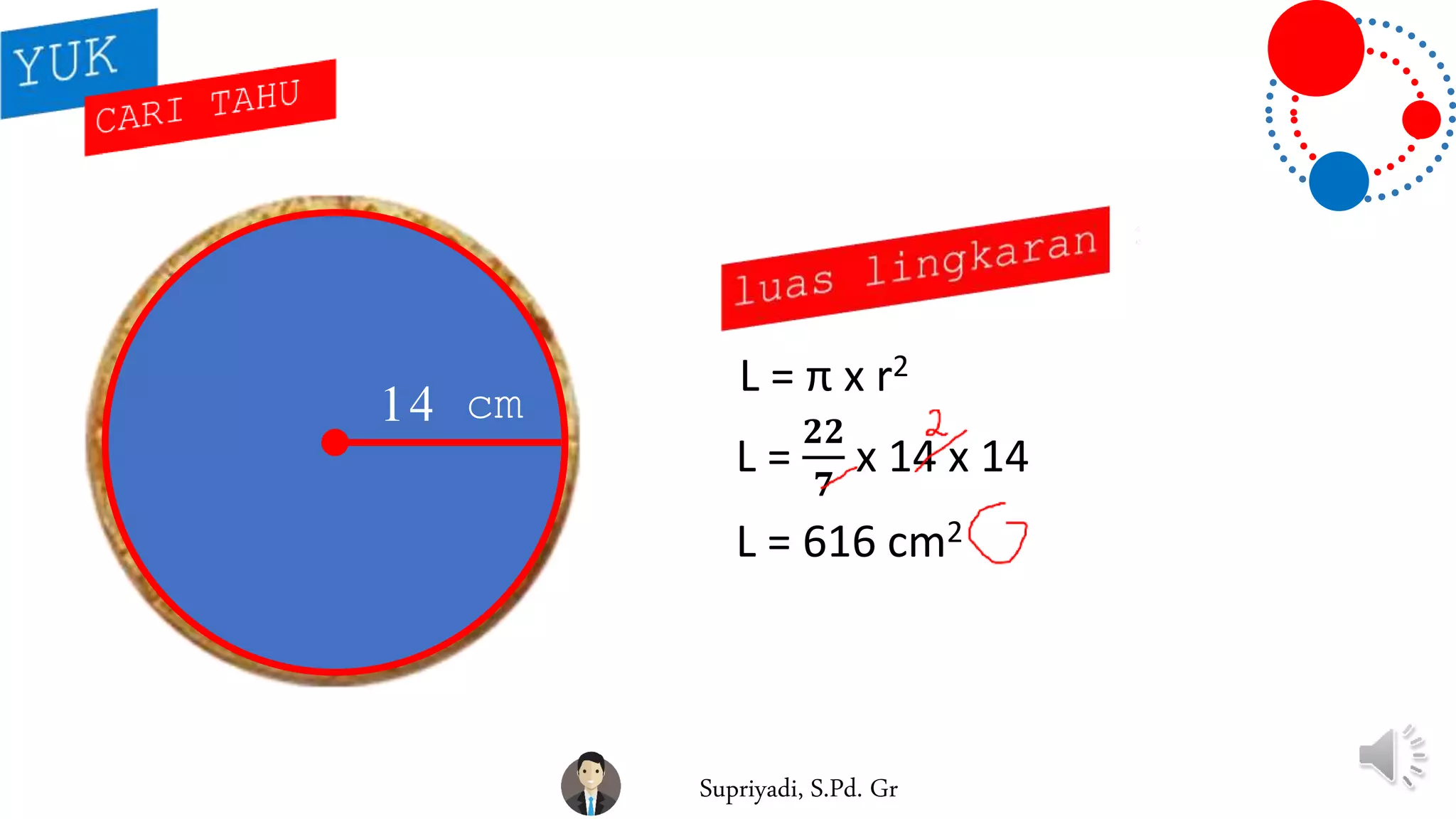Luas lingkaran | PPTX