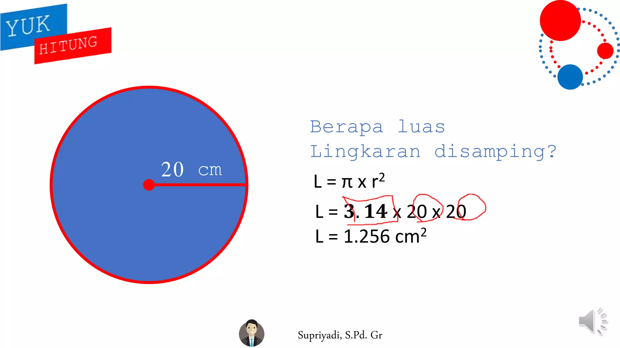 Luas lingkaran | PPTX