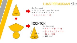 Luas permukaan bangun ruang | PPTX
