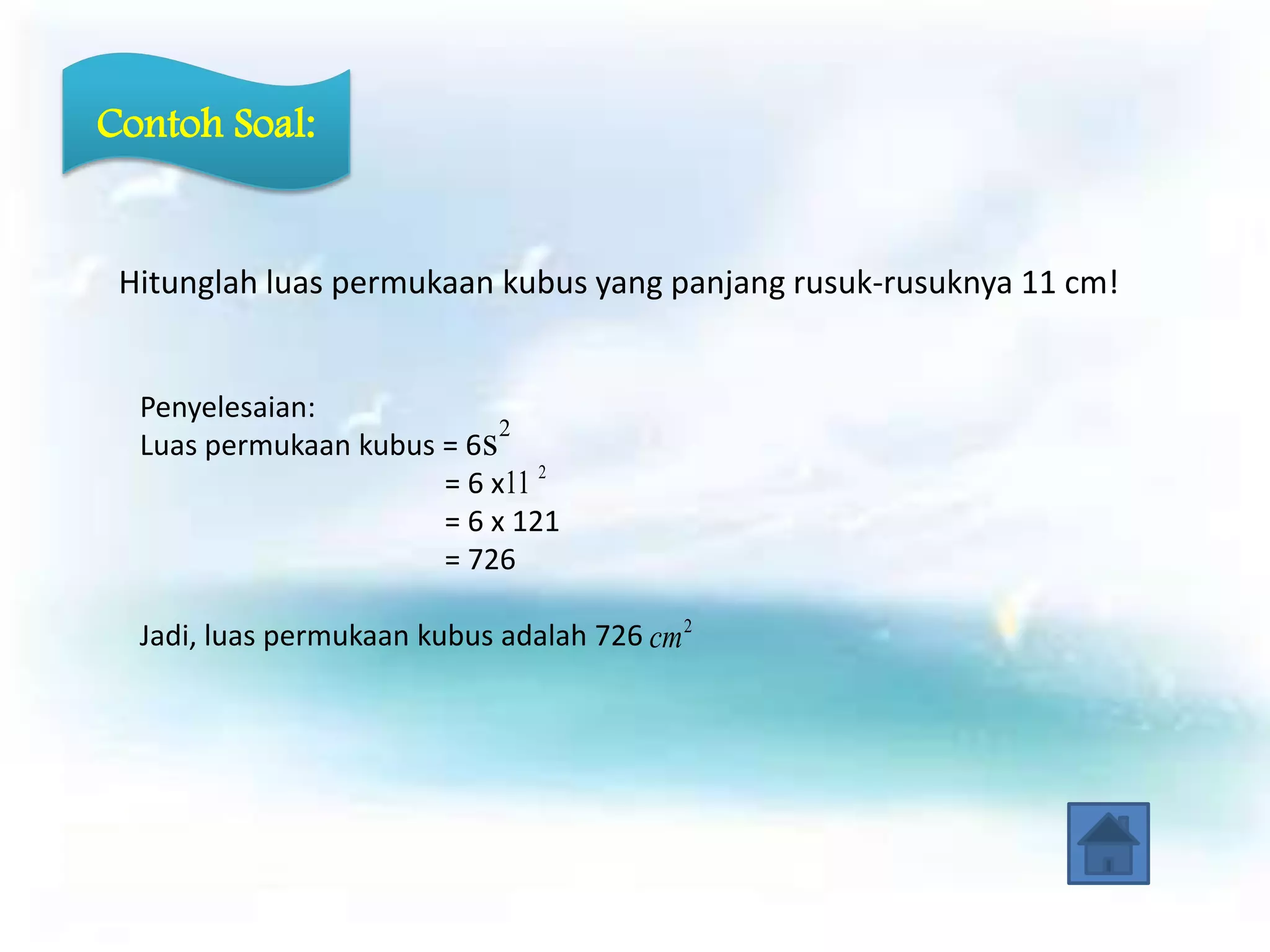 Luas permukaan bangun ruang sisi datar | PPTX