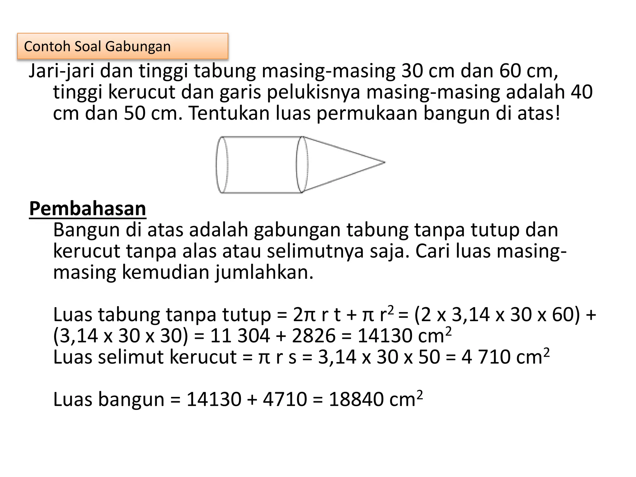 Luas permukaan bidang lengkung | PPTX