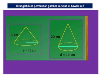 LUAS PERMUKAAN KERUCUT.pptx