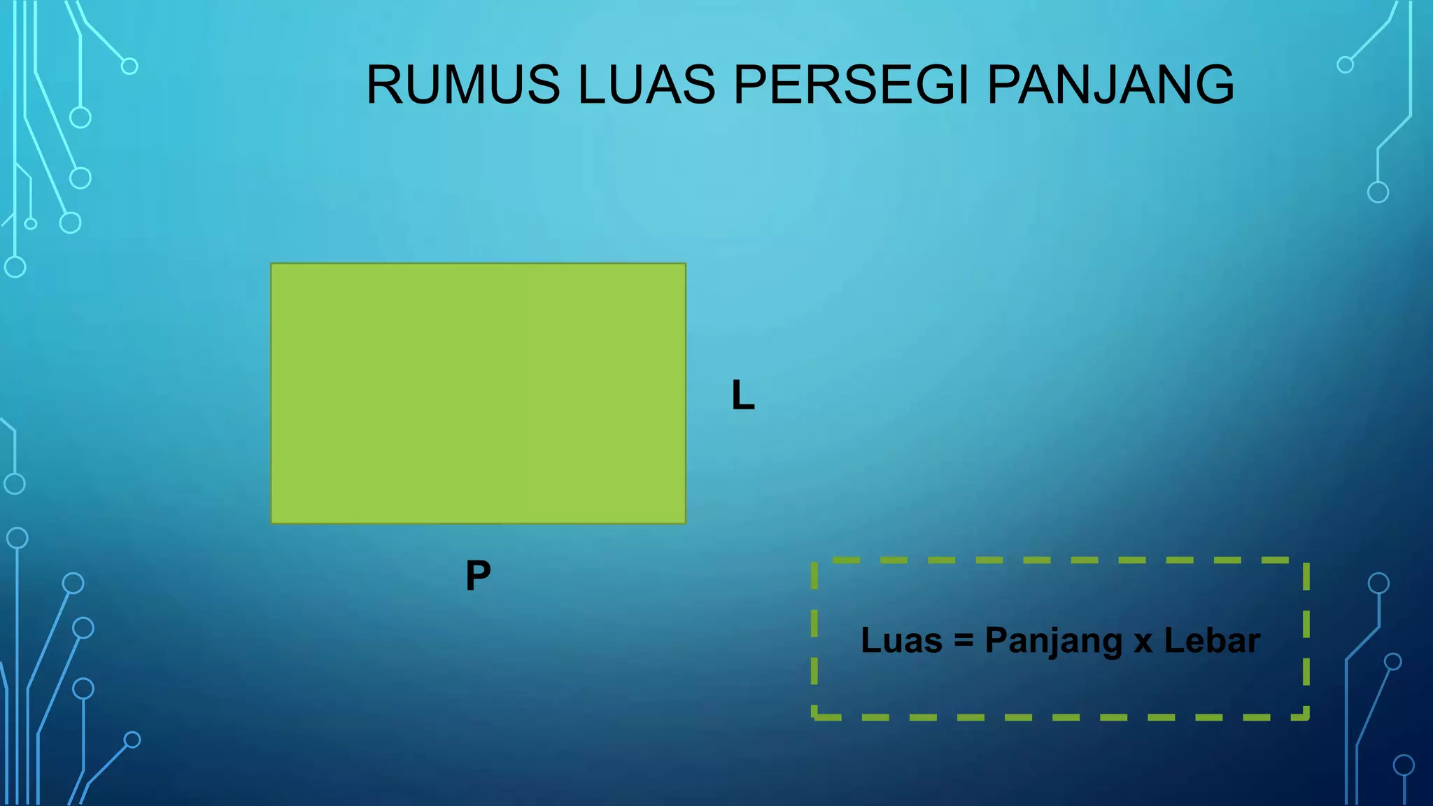 Luas segitiga dengan persegi panjang | PPTX