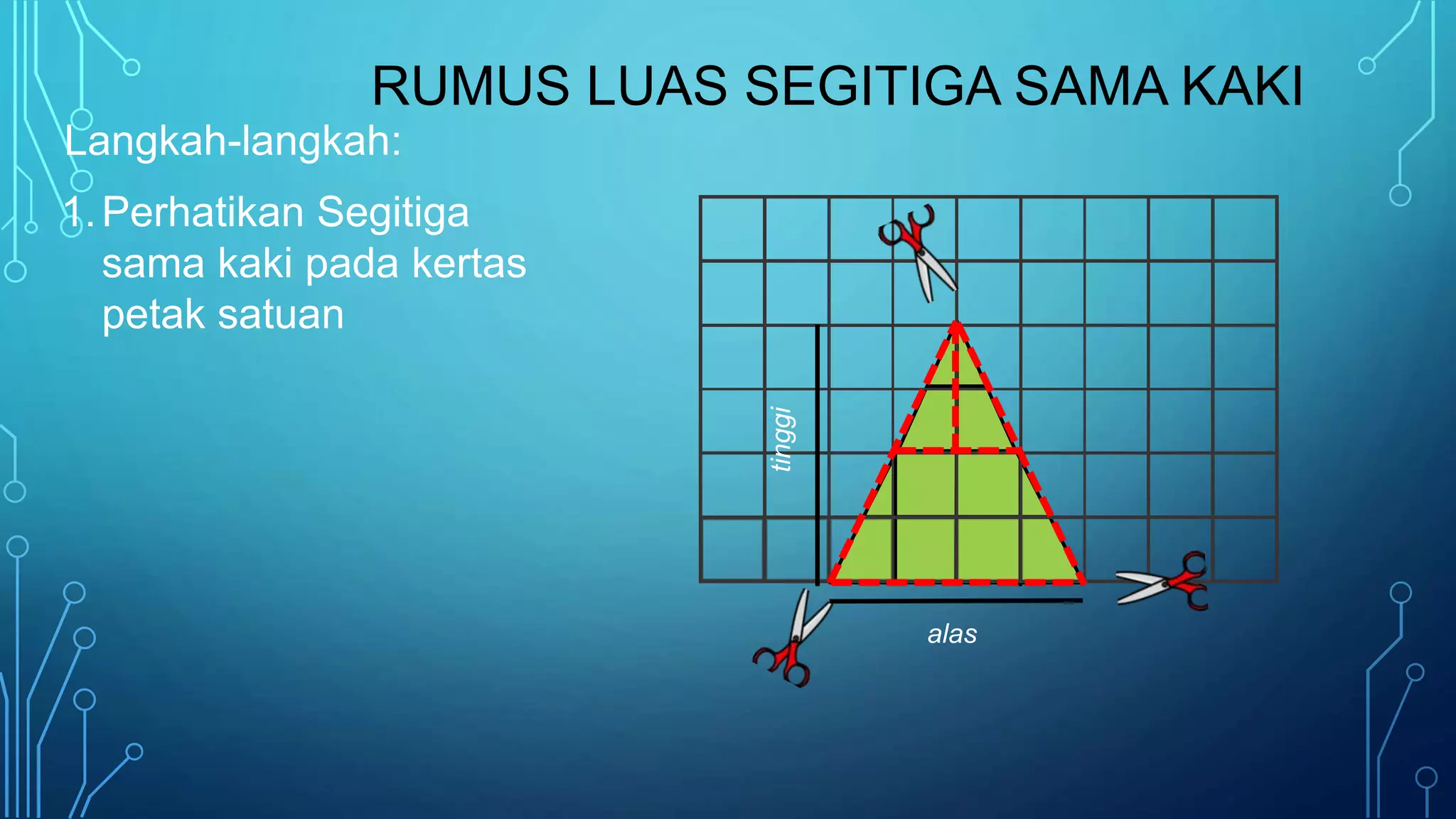Luas segitiga dengan persegi panjang | PPTX