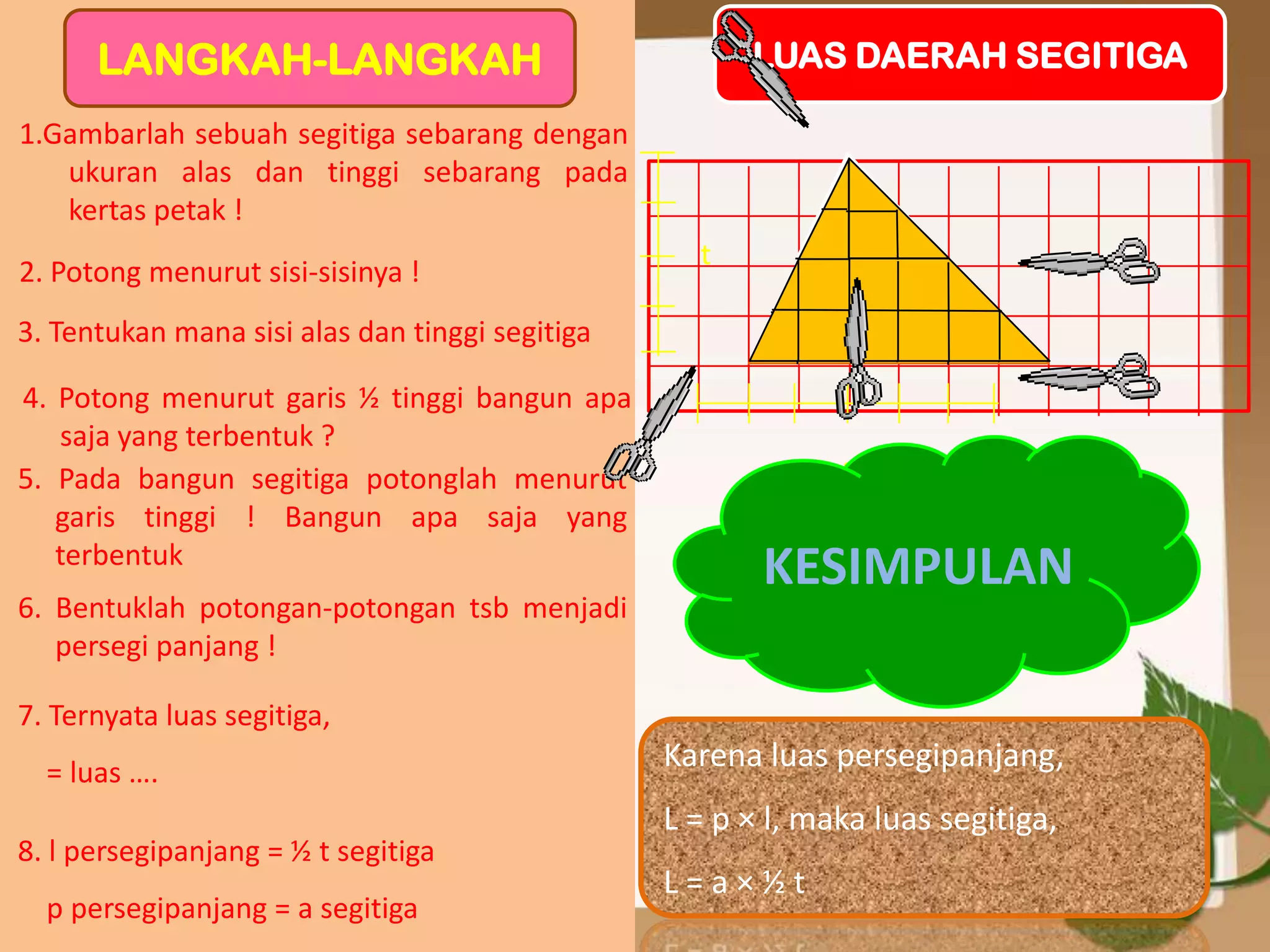 Luas segitiga ppt luluk | PPT