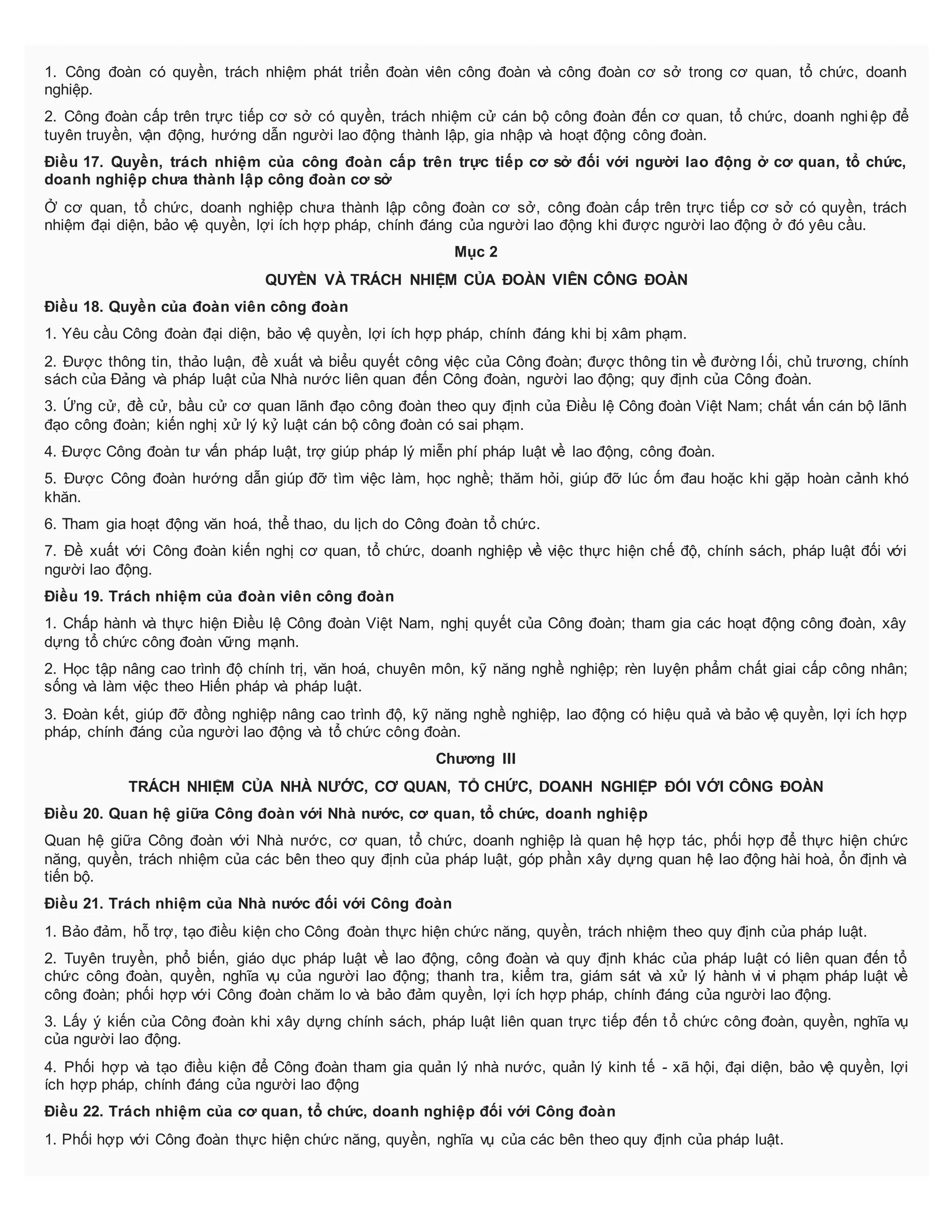 Luat cong doan | PDF