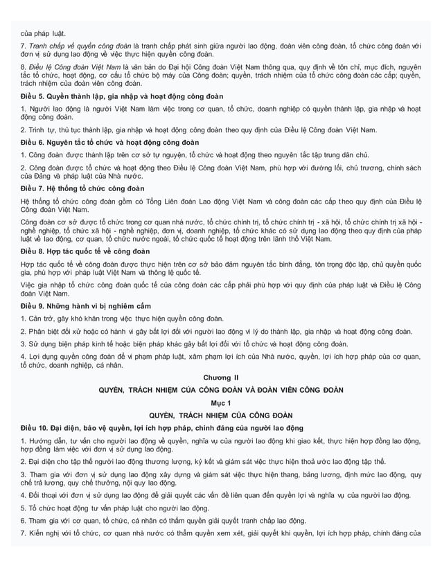 Luat cong doan | PDF