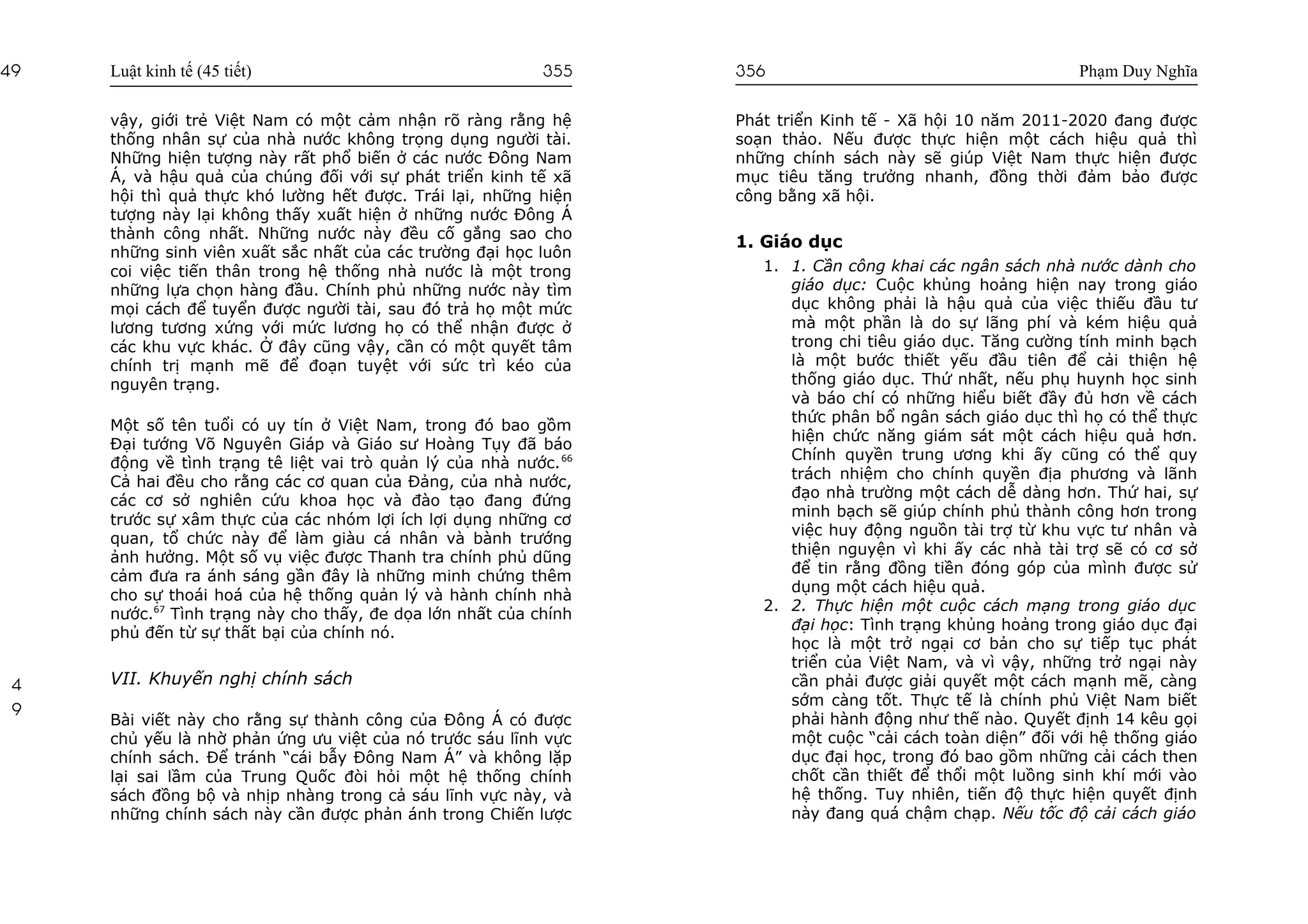 Luat kinh te tinh huong - phan tich - binh luan - pham duy nghia | PPT