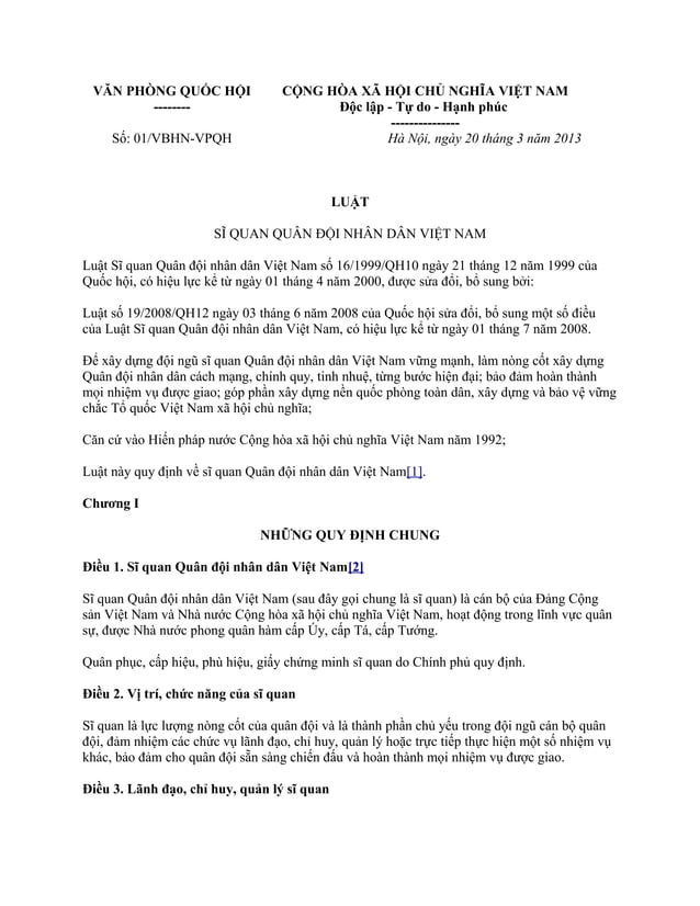 Luat sy quan quan doi nhan dan viet nam | PDF