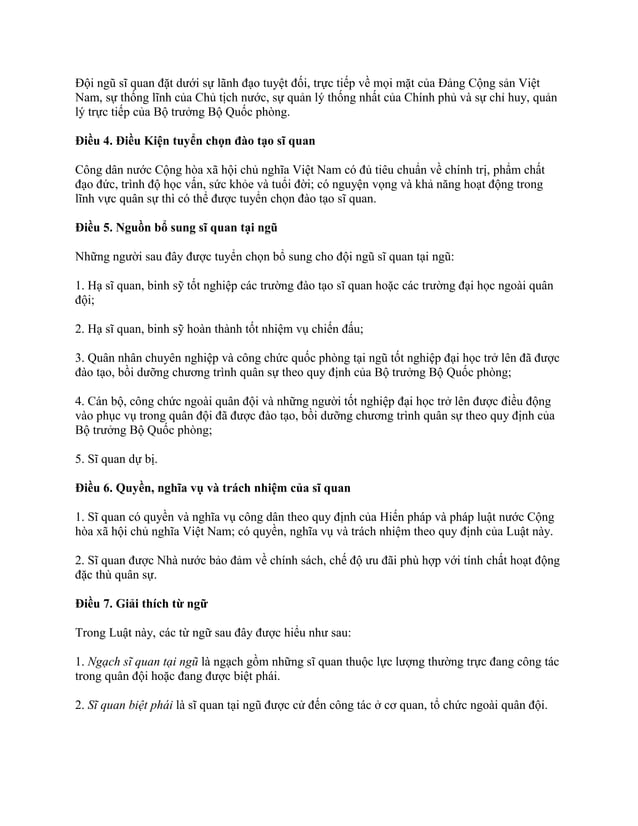 Luat sy quan quan doi nhan dan viet nam | PDF