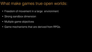 Open world level design / Pascal Luban | PDF