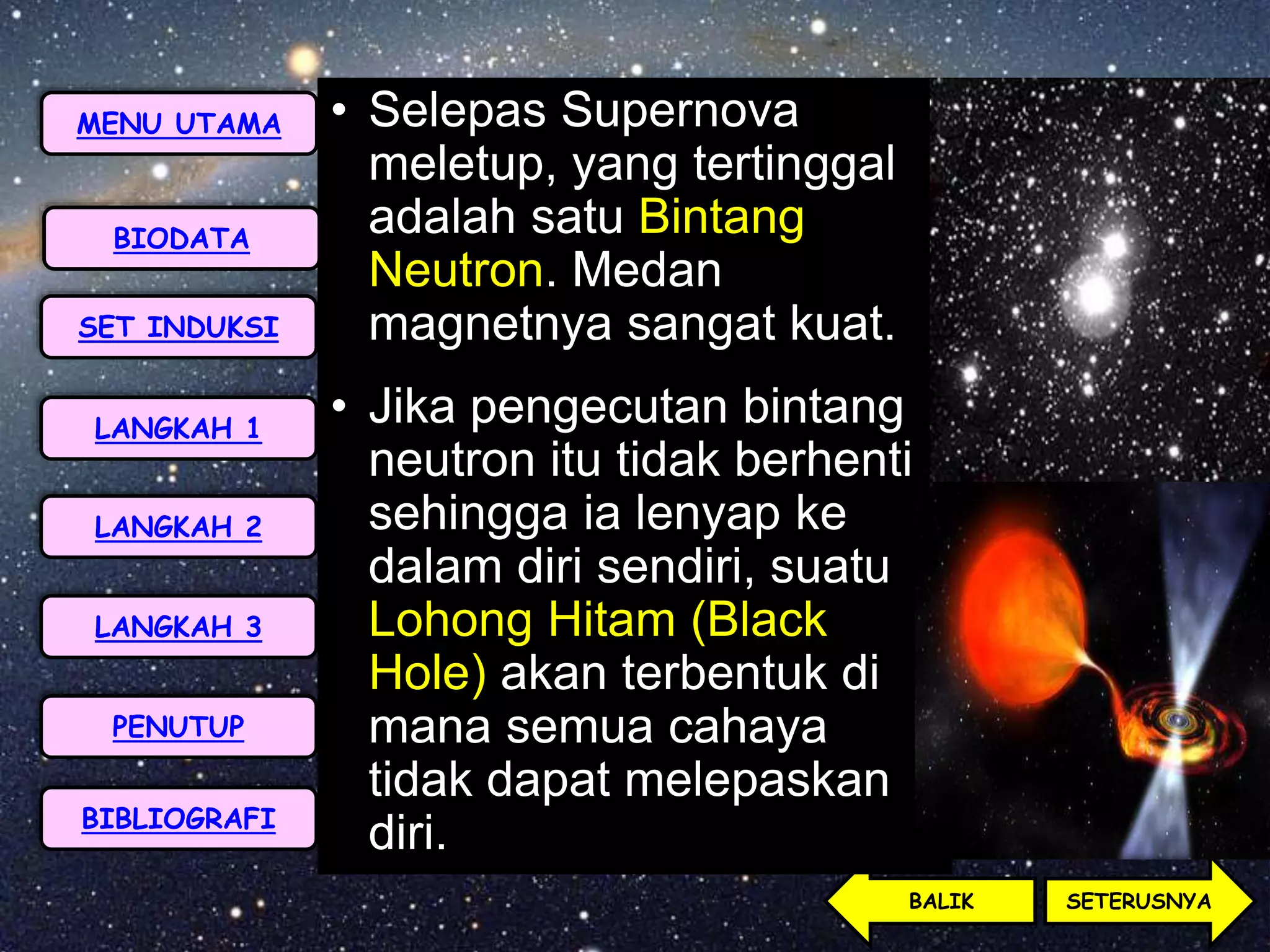 Lubang hitam power point [autosaved] | PPTX