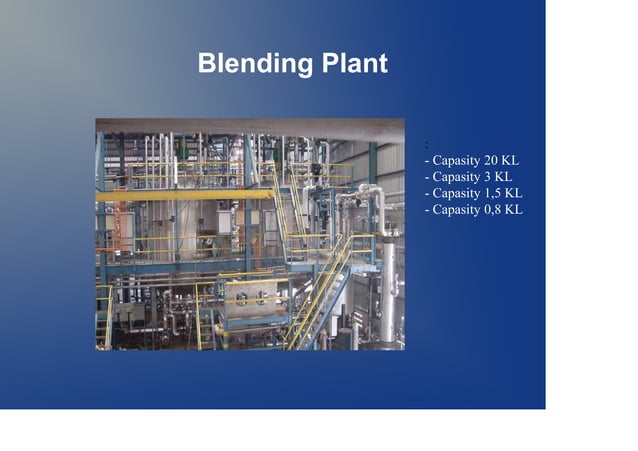 Lube oil blending plant | PDF