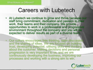 Lubetech Industries | PPT