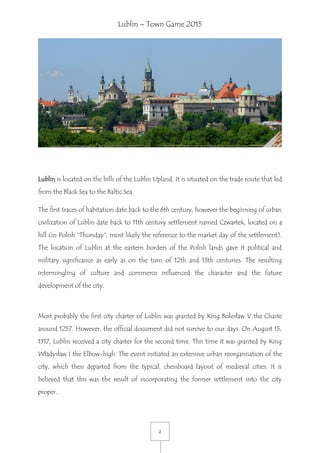 Lublin town-game | PDF