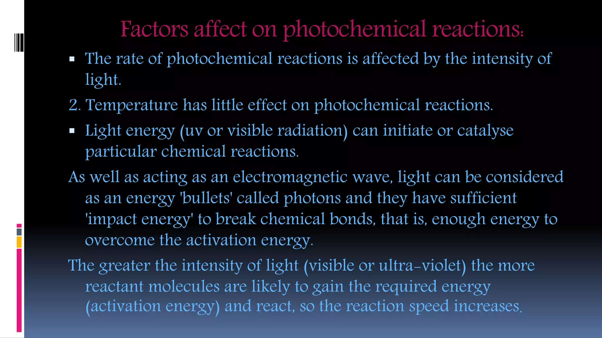 Photochemical reaction | PPTX