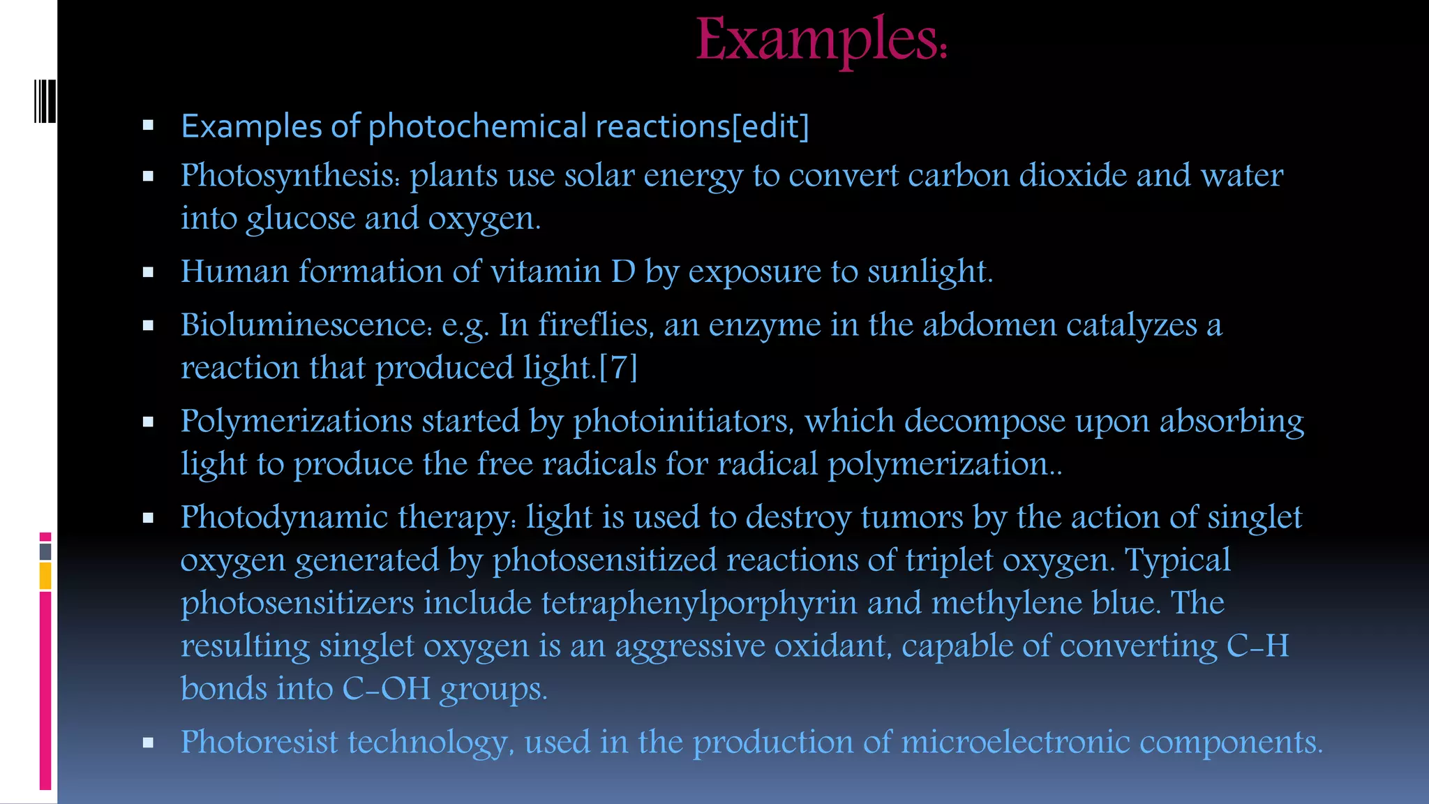 Photochemical reaction | PPTX