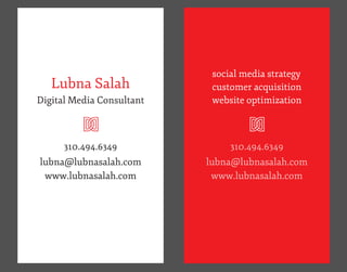 Lubna Salah Media Consultant b.c. | PDF
