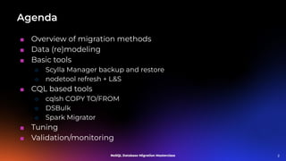 NoSQL Database Migration Masterclass - Session 3: Migration Logistics | PPT