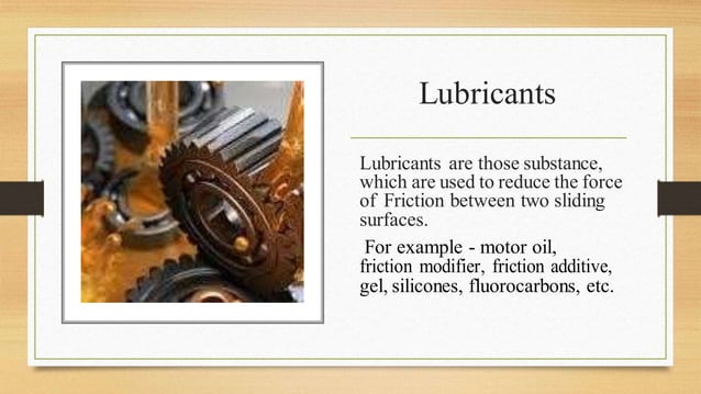 Lubricant | DOCX | Chemistry | Science