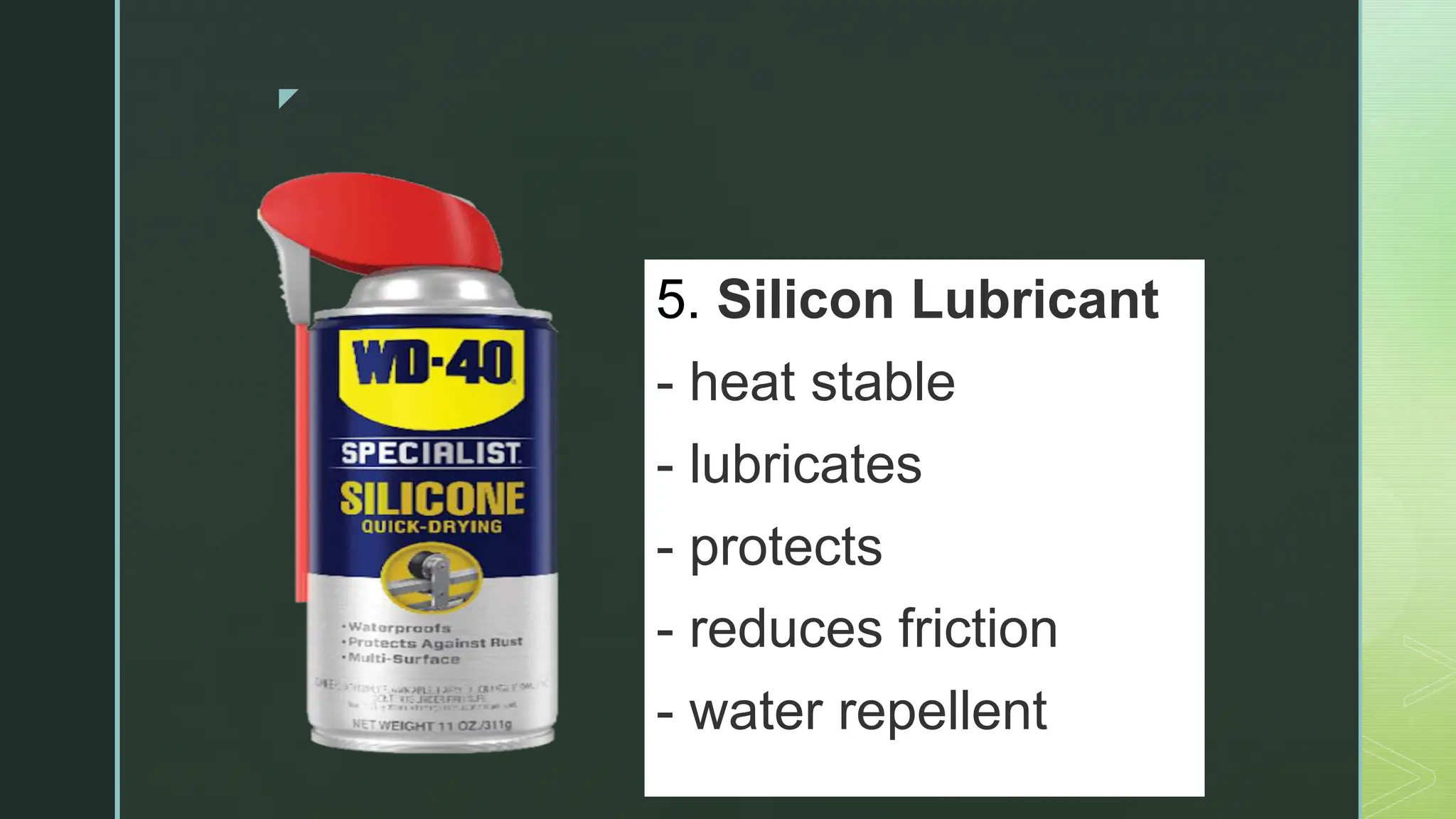 LUBRICANTS FOR ELECTRICAL MAINTENACE EXPLORATORY COURSE GRADE 7/8 ...