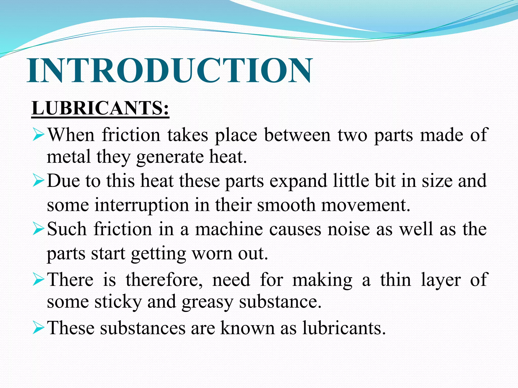 Lubricant and coolant | PPTX