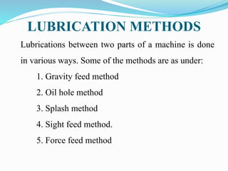 Lubricant and coolant | PPTX
