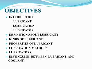 Lubricant and coolant | PPTX | Physics | Science
