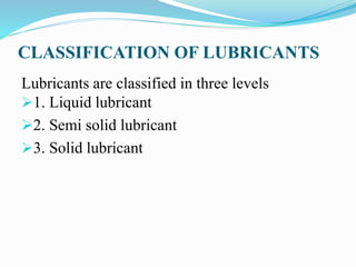 lubricant and coolant | PPT
