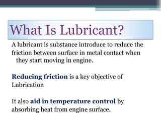 Lubricant industry | PPT