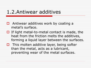 Lubricanting oil additives | PPT