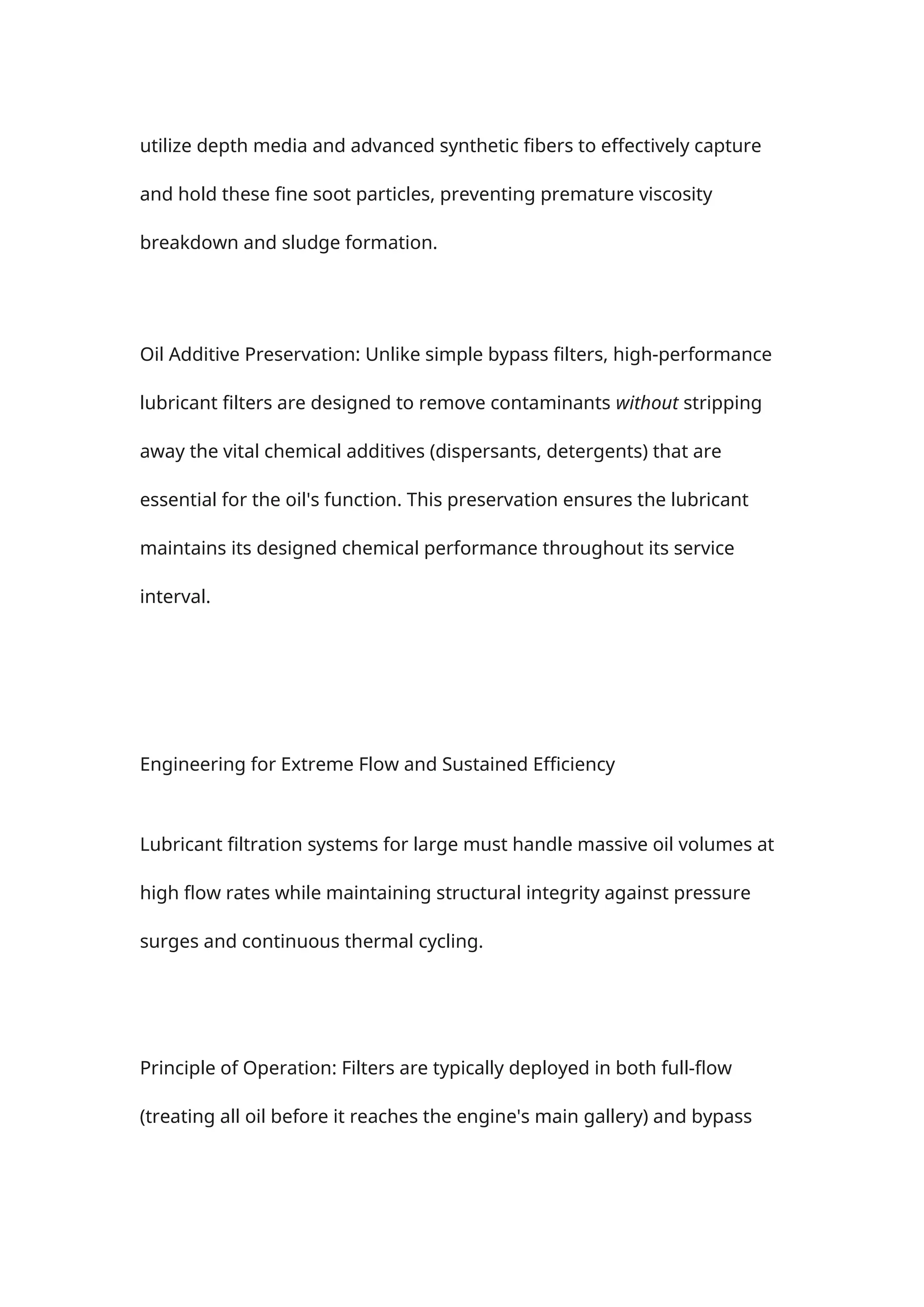 Lubricant Lifeline Advanced Filtration Systems Maximize Integrity and Performance in Lubrication ...