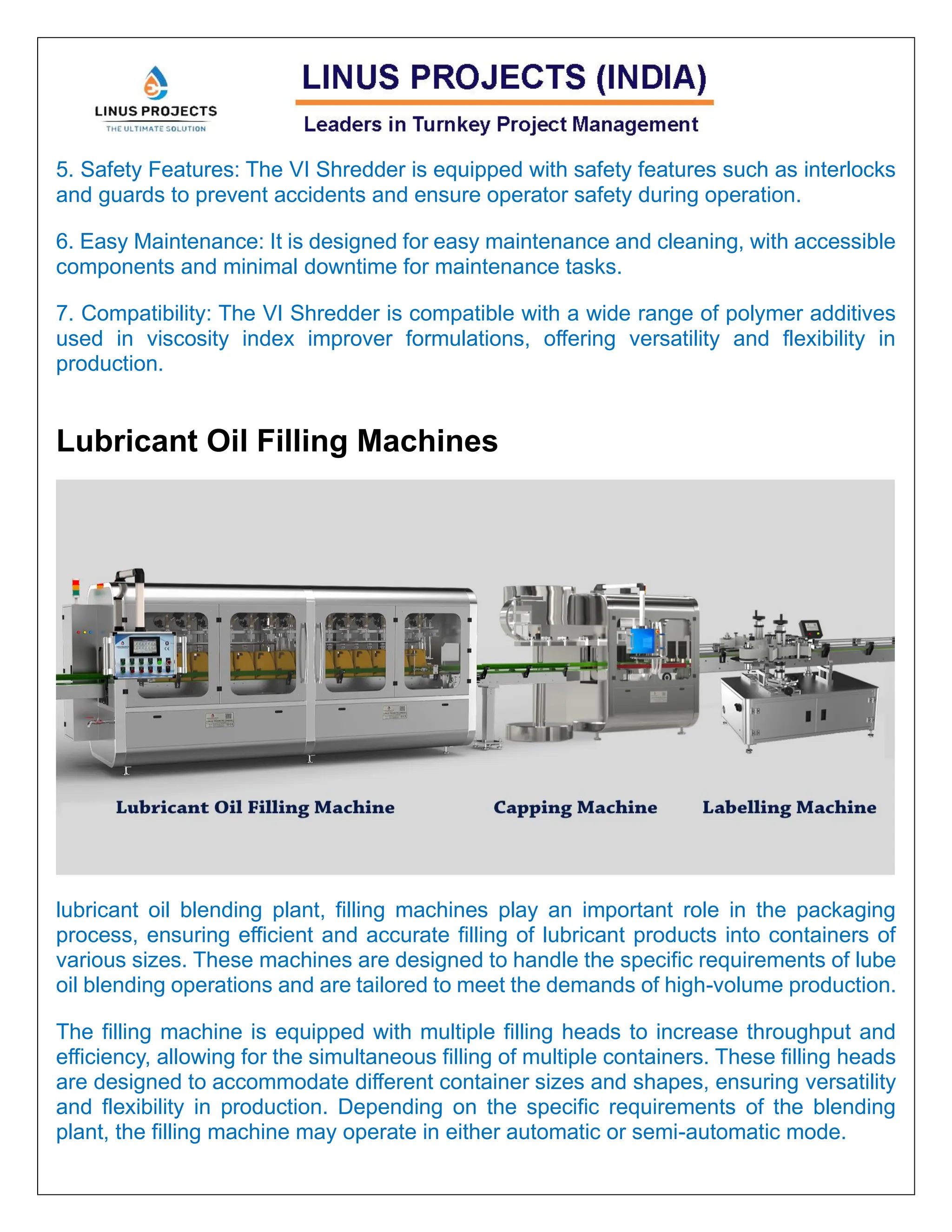 Lubricant Oil Blending Plant & Machinery | PDF