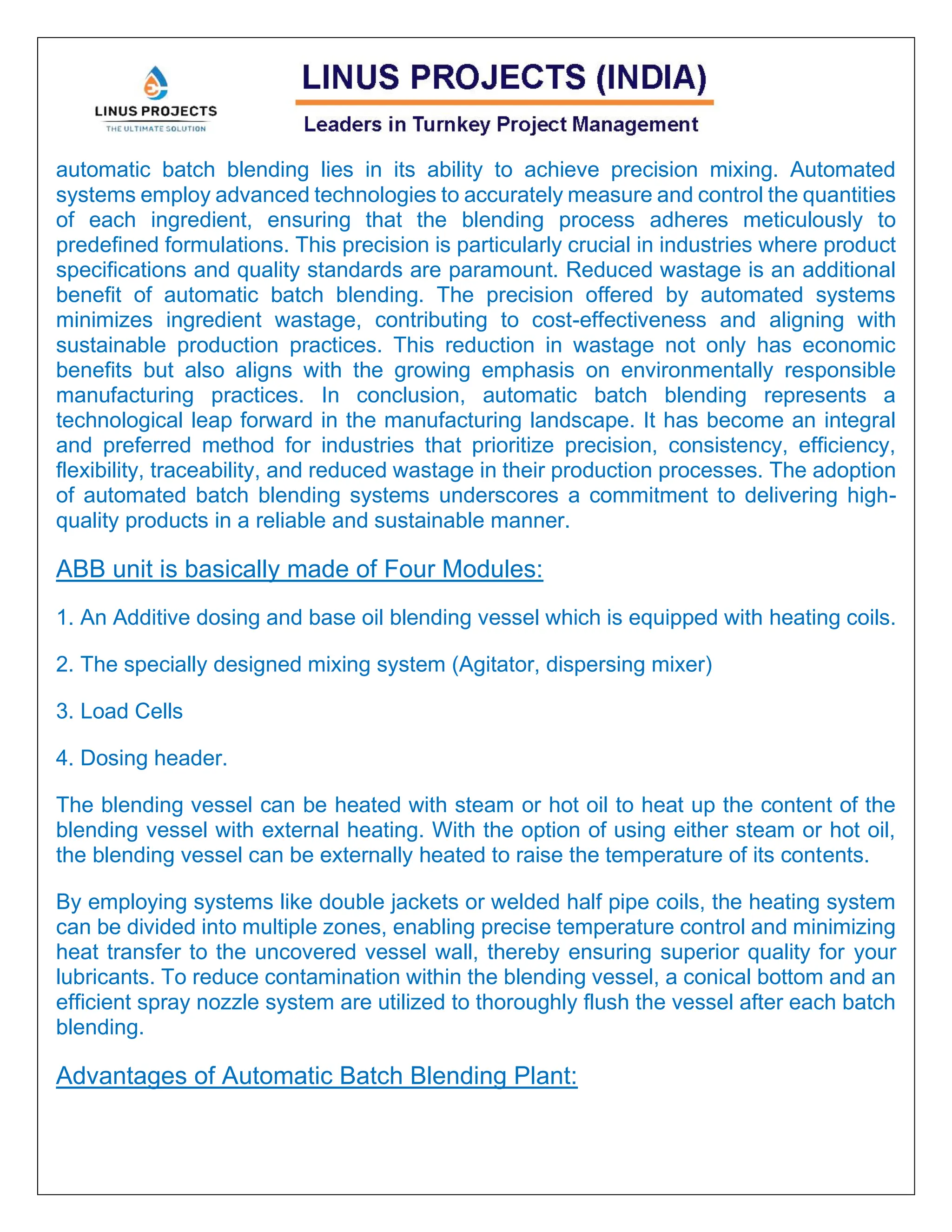 Lubricant Oil Blending Plant & Machinery | PDF