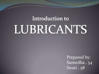 Lubricants | PPTX