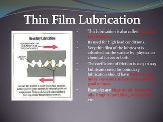 Lubricants | PPTX