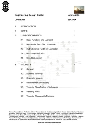 Lubricants | PDF