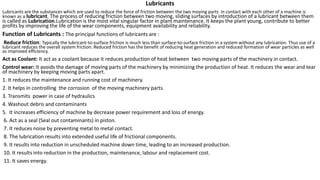 'LUBRICANTS' study notes for students.pdf