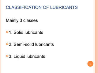 Lubricants and lubrication systems by mahesh kumar | PPT