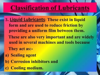 Lubricant | PPTX