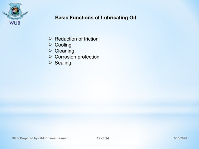 Lubricants used in textile industry | PPTX | Chemistry | Science
