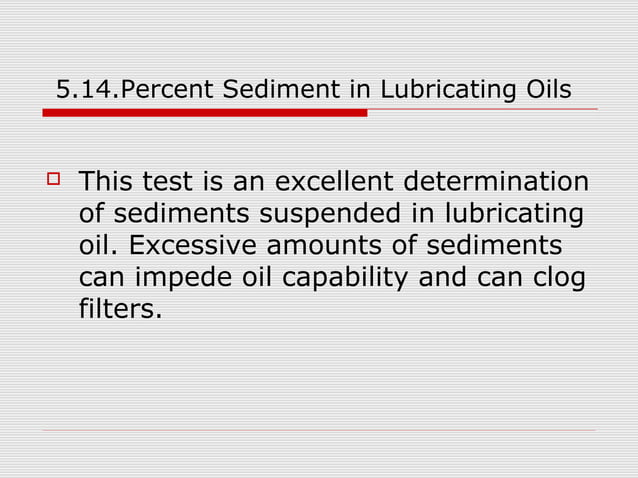 Lubricant testing in thermal power plants | PPT | Chemistry | Science