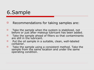 Lubricant testing in thermal power plants | PPT