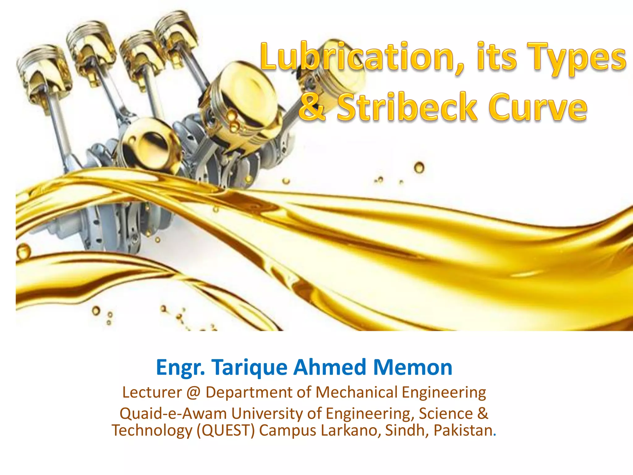 Lubrication,Types & Stribeck Curve | PDF